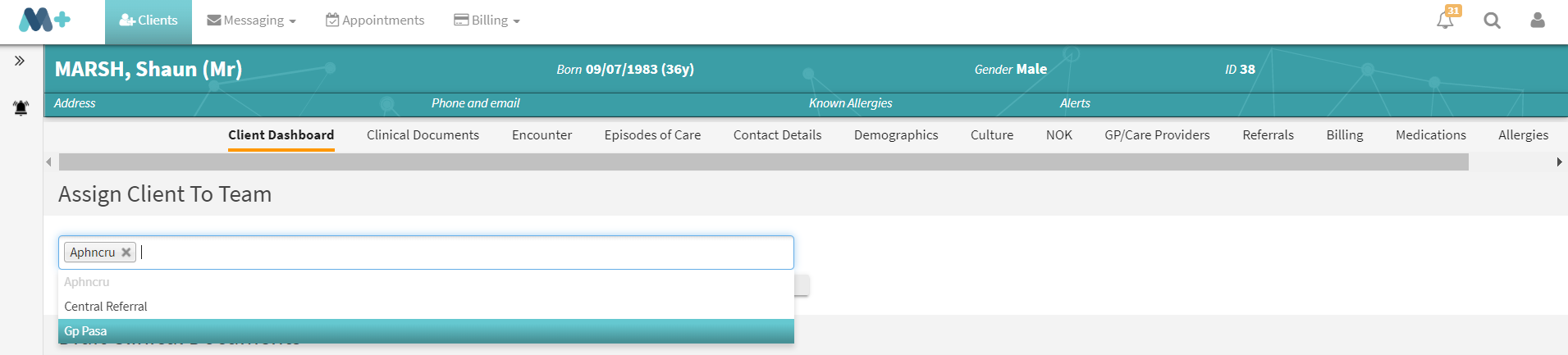 How Do I Assign A Client/Patient To A Team? – Global Health