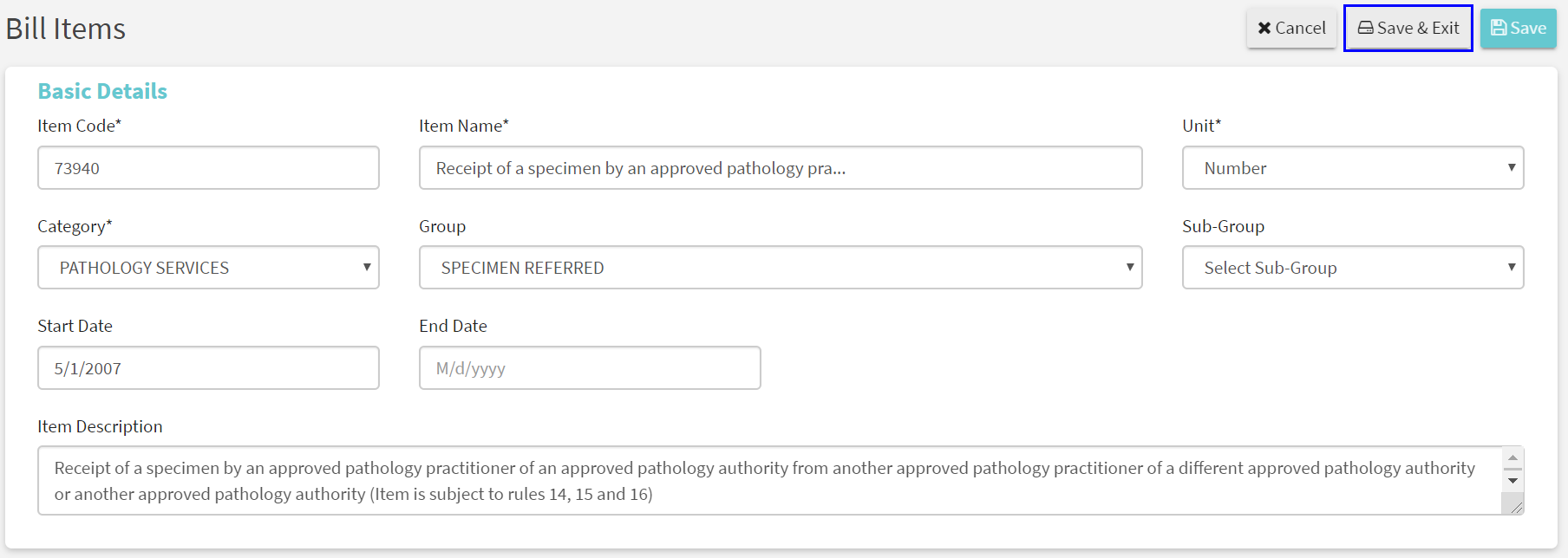 How Do I Edit An Existing Bill Item? – Global Health